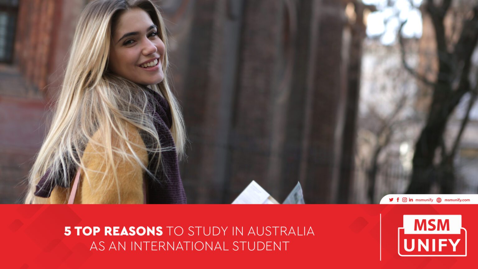 Top 5 Reasons to Study in Australia as an International Student | MSM Unify