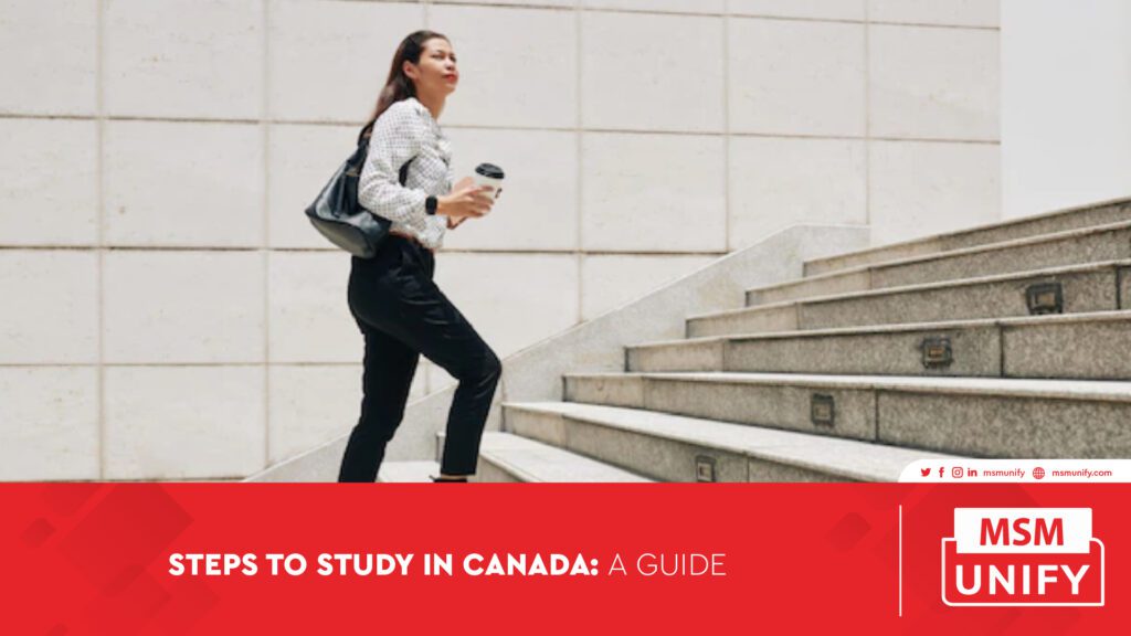 Steps to Study in Canada: A Guide | MSM Unify