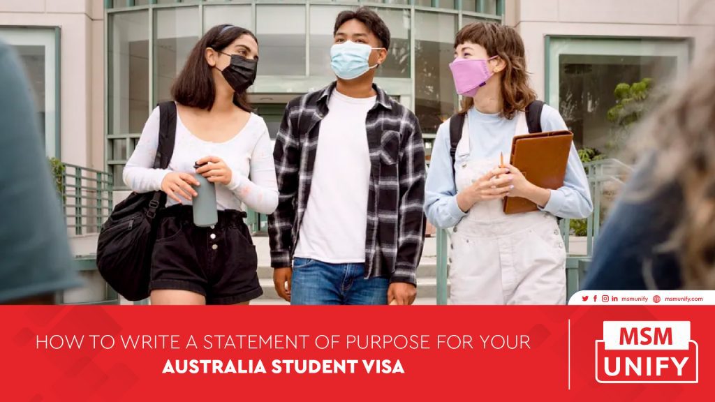 How to Write a Statement of Purpose for Your Australian Student Visa ...
