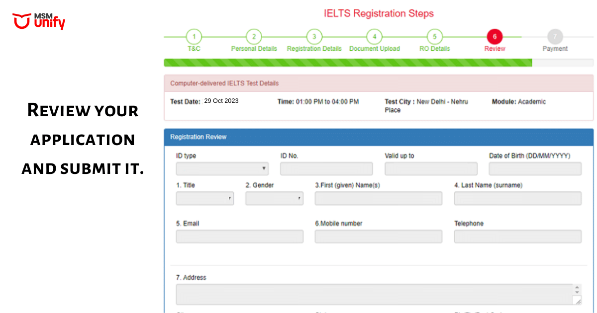 Step-by-Step process for booking IELTS Application Form in 2024